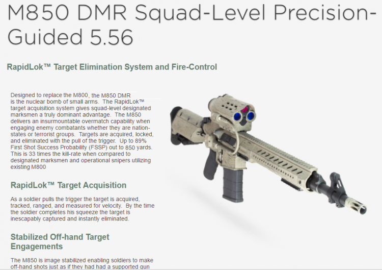 ЦАХАЛ получит на вооружение «умные» снайперские винтовки TrackingPoint