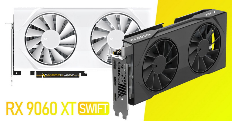 XFX выпустит четыре версии Radeon RX 9060 XT — все с заводским разгоном