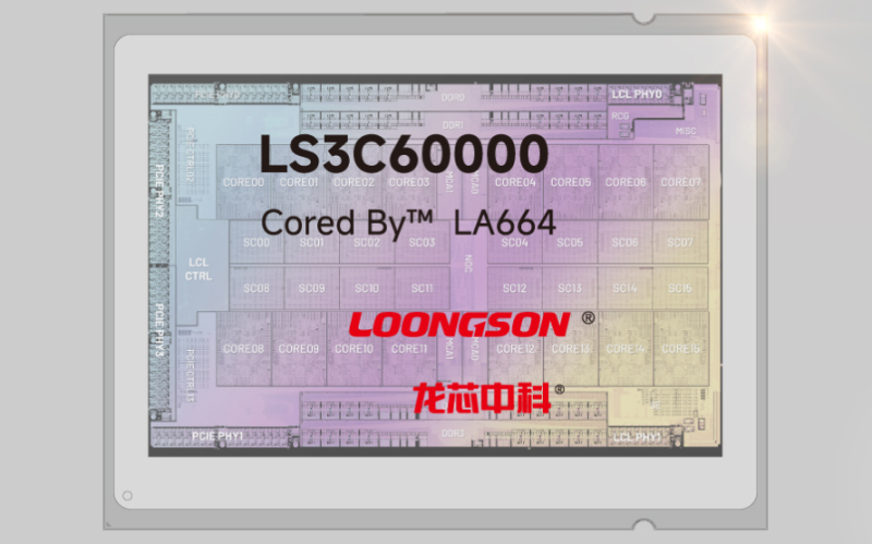 Loongson представила 64-ядерные серверные процессоры 3C6000 на базе ...