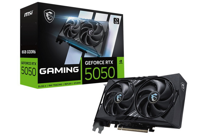 MSI выпустит компактные GeForce RTX 5050 Gaming с разгоном и без