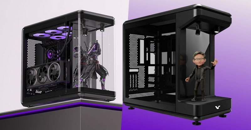 Cooler Master выпустит корпус-сервант MasterFrame 360 с витриной для фигурок