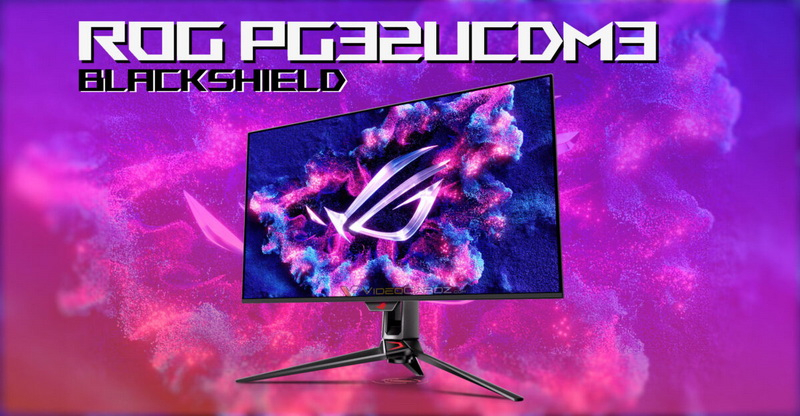 Asus ROG PG32UCDM3 QD-OLED gaming monitor features DisplayPort 2.1 and ...